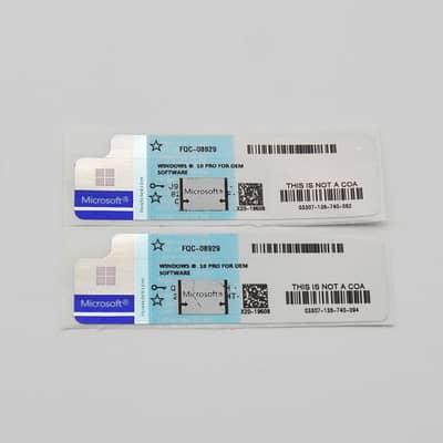 Microsoft Windows 10 Professional Key Coa Win 10 PRO License Sticker ...