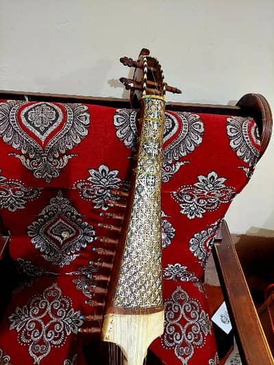 old dark full sadaf rabab (rubab) - Musical Instruments - 1061174275
