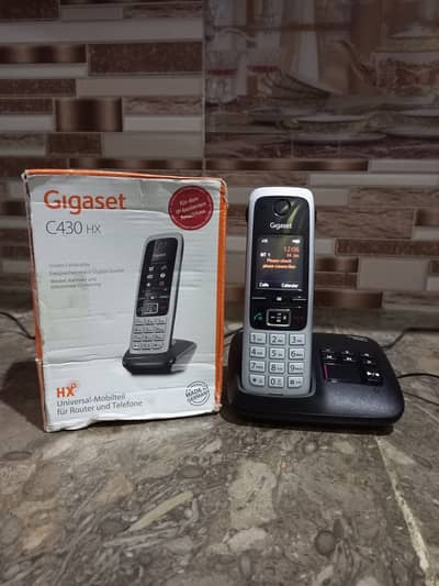 UK imported Siemens gigaset single cordless phone with answer machine ...