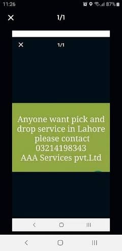 Lahore Pick And Drop in Pakistan, Free classifieds in Pakistan | OLX Pakistan