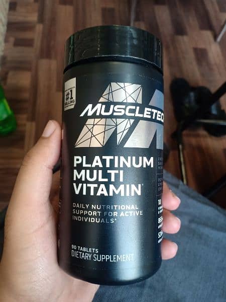 MUSCLETECH MULTIVITAMIN /MUSCLETECH FISH OIL/GAT MEN'S MULTITEST - Gym ...