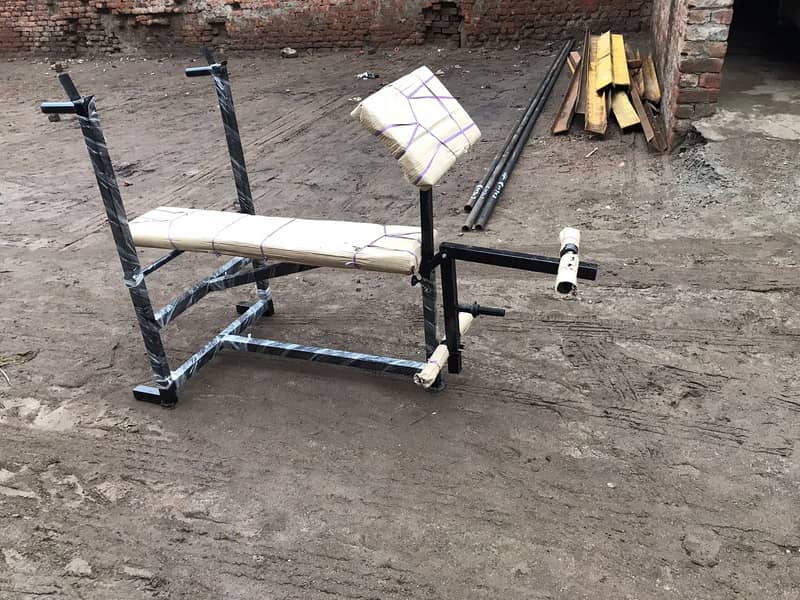 Multi Position Bench Press|Crunches Leg Thigh Exercises Table| - Gym ...