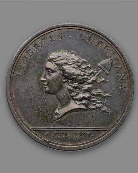 USA 1776 LIBERTAS AMERICANA SILVER COIN / ANTIQUE COIN / RARE COIN ...