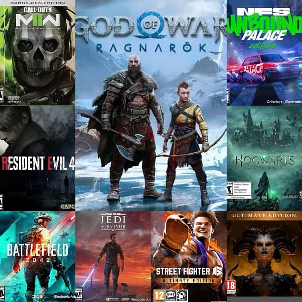 Ps Digital Games for Playstation 4 and 5 - Games & Entertainment ...