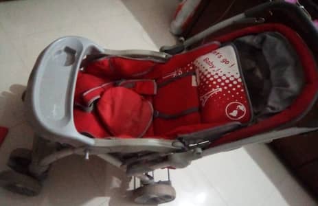 Imported Pram in Red Color - Prams & Walkers - 1078788296