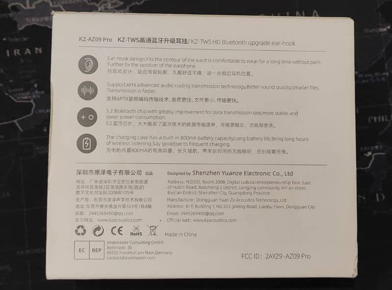 KZ AZ09 Pro Wireless Bluetooth 5.2 Module KZ IEMs zs10/zsn/EDX/zst Pro ...