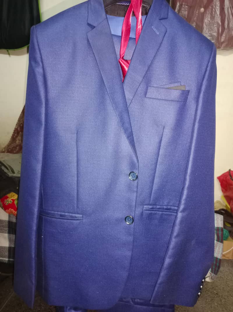 Navy blue Three piece, Coat size 38 and pent size is 36 - Grooms ...