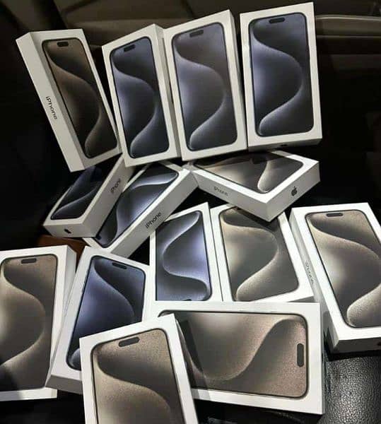 Iphone 15 Pro Max HK TRA LLA Box Pack 15 Plus 14 Pro Max JV 128GB PTA ...