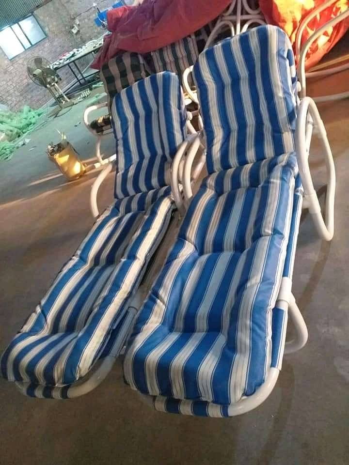Swimming Pool Launger Pvc Club Pool Chairs Rest Outdoor Chairs Set ...