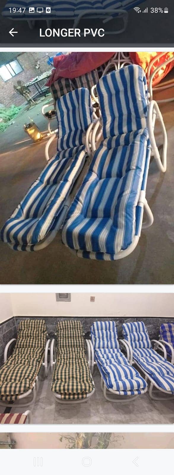 Swimming Pool Launger Pvc Club Pool Chairs Rest Outdoor Chairs Set ...