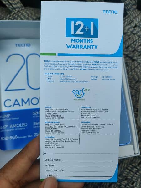 Tecno camon 20 New just box open - Mobile Phones - 1080837990