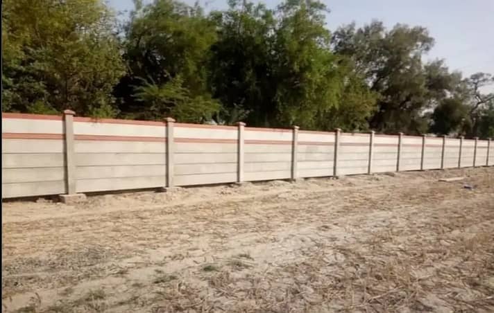 Precast Boundary Wall, Ready Made Wall - Construction Material - 1081069755