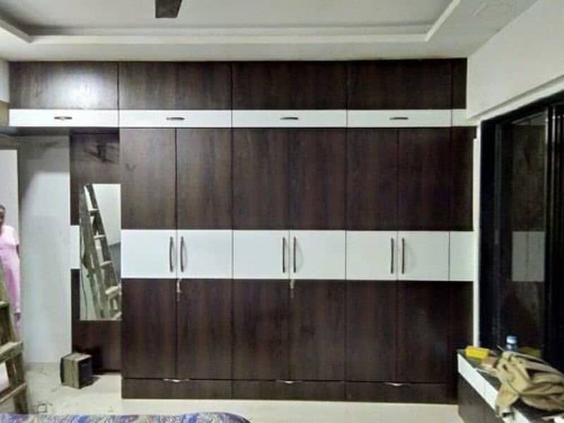 Luxury Stylish Wall To Wall Almari Cabinets Available - Beds ...