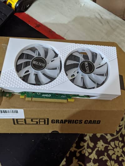 Elsa Rx 580 8gb 256 bit (Rgb Edition) sealed brand new with box ...