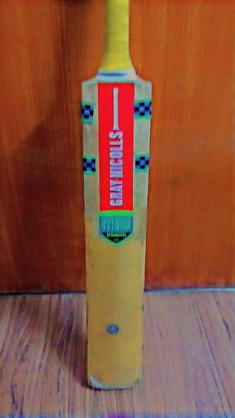 Hard ball bat 5 grains Nine sports. Babar Azam grey stickers applied ...