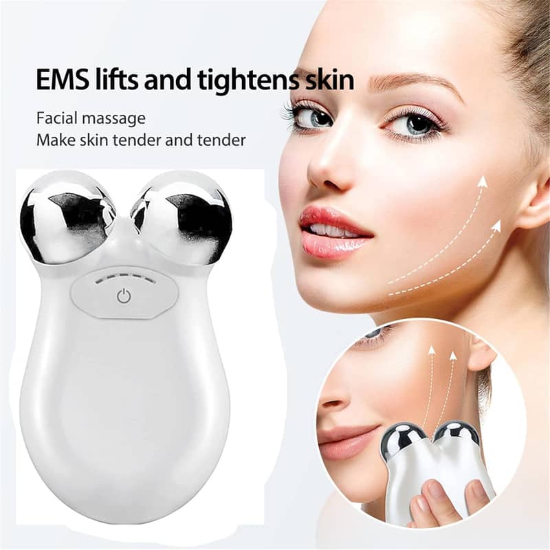 Microcurrent Face Device Roller, Lift The face and Tighten The Skin ...