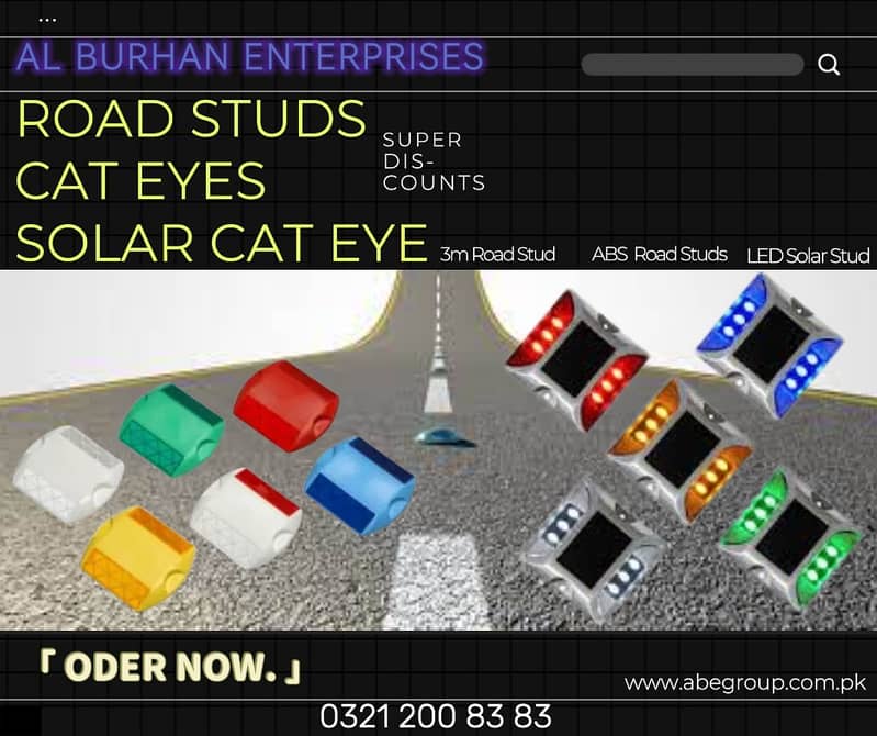 ROAD STUDS CAT EYES SOLAR CAT EYE - Other Business & Industry - 1083298004