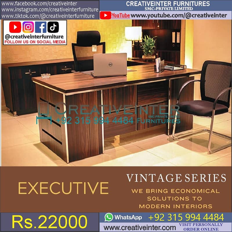 Office table study desk sofa chair workstation computer meeting - Other ...