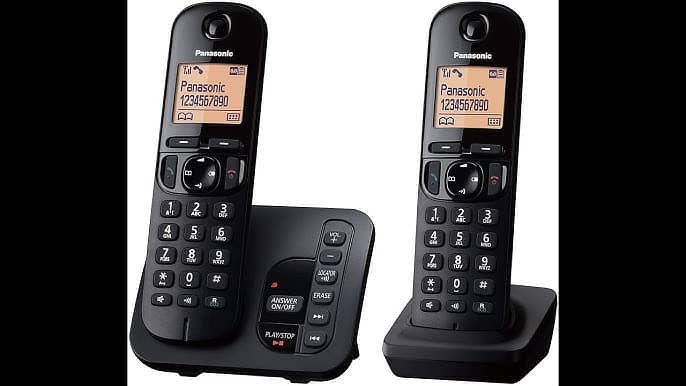 Panasonic KX-TGC220E Dual intercom plus cordless phone with Answering ...