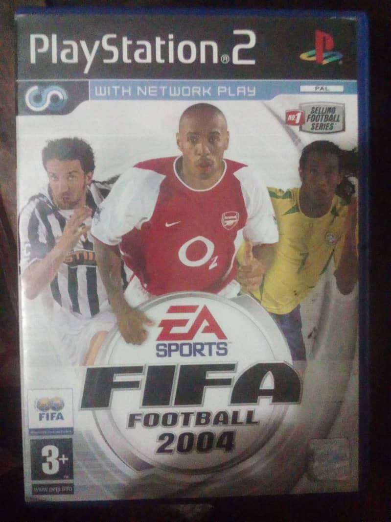 Fifa 2004 ps2 dvd and fmcb card - Video Games - 1083569260
