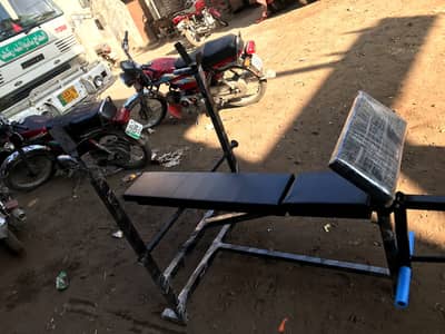 Multi Position Bench Press|Crunches Leg Thigh Exercises Table| - Gym ...