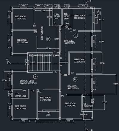Make a floor plans and designs in 2d or 3d wireframe - Architecture ...