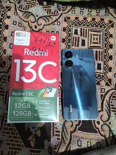 Redmi 13c 6+6/128gb only box open full box canditican new 10/10 ...