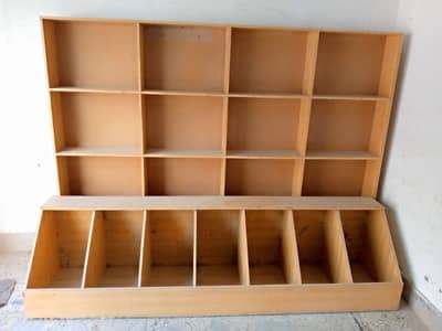 3 Shops Racks with single (seeds and rice rack & Counter ). - Shelves ...