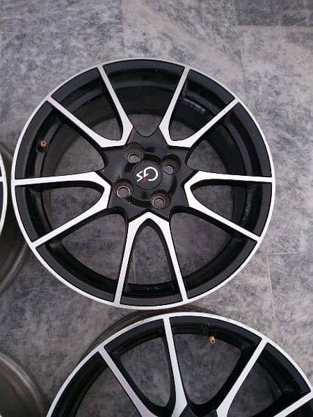 Aqua Gs 17 inch Rims Tyres Original Paint - Cars Accessories - 1076966784