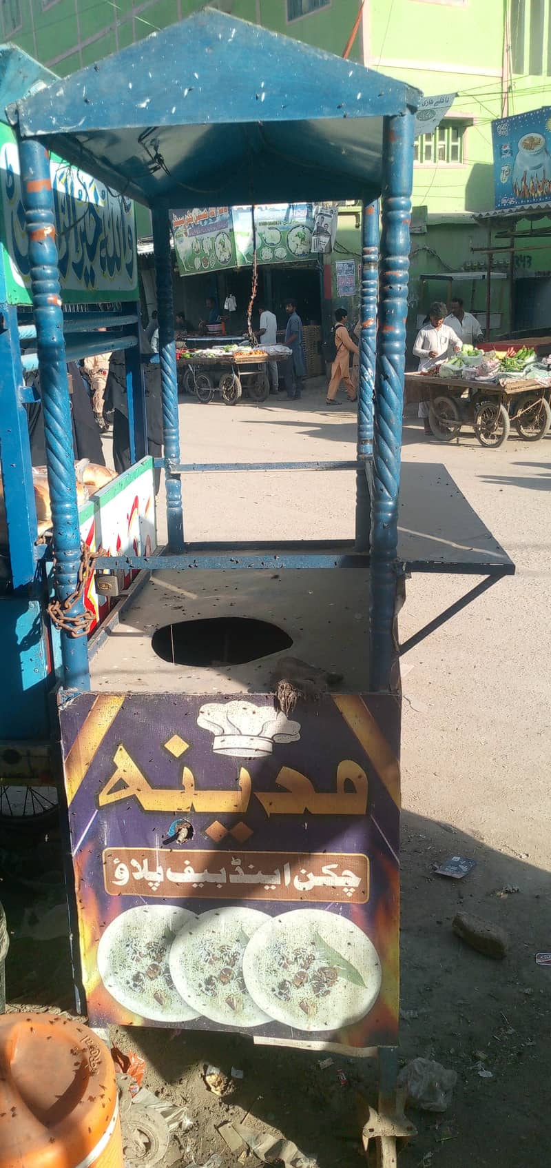 biryani counter bhari lohai ka bana Howa hai - Food Display Counters ...