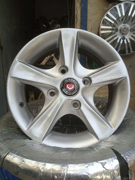 GENUINE ALLOY RIMS FOR SUZUKI CULTUS AND MARGALLA - Cars Accessories ...