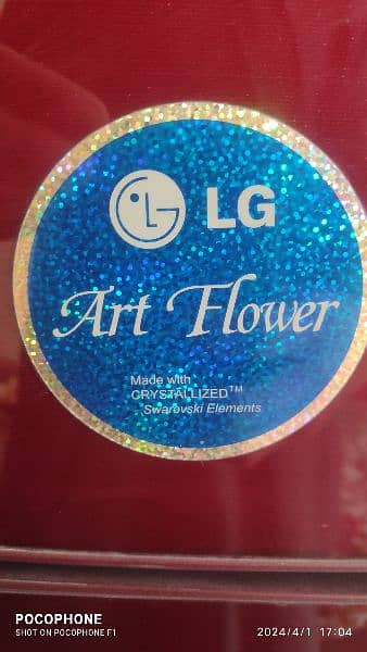 LG Art flower 3 door full saz fridge good condition no repair imported ...