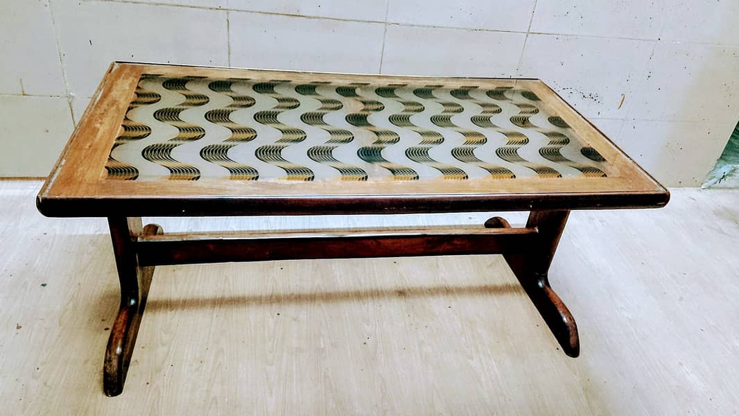 Wooden base Center Table - Tables & Dining - 1086040373