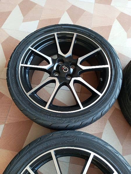 Aqua Gs 17 inch Rims Tyres Original Paint - Cars Accessories - 1076966784