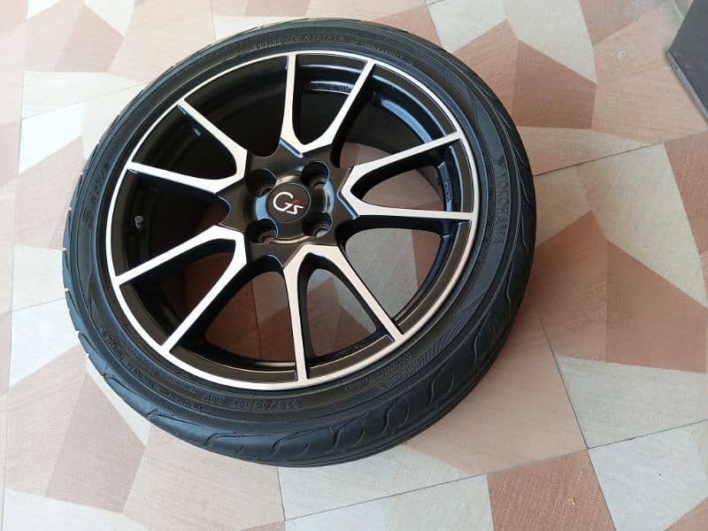 Aqua Gs 17 inch Rims Tyres Original Paint - Cars Accessories - 1076966784
