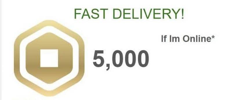 5000 robux giftcard (discount) - Eastern - 1086476058