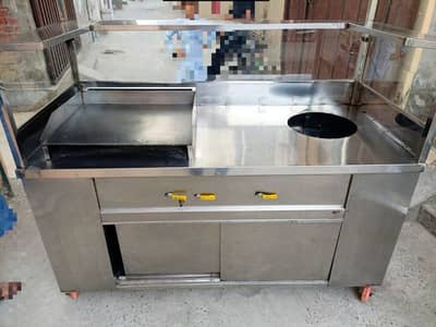 Shawarma and Fries Counter - Food Display Counters - 1086592740