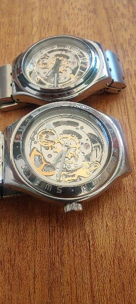 Swatch watch Swiss men's Skeleton Automatic 21 Jewel. - Watches ...