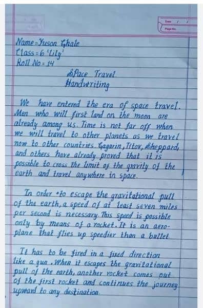 handwriting assignment work - Education Jobs - 1087091653