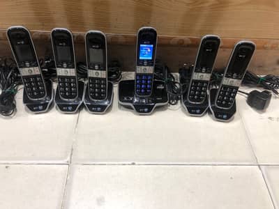 BT8600 PTCL Cordless Phone With Wireless Intercom 6 six Set - Other ...