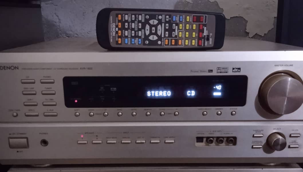 Denon AVR-1802 Amplifier with Original Remote - Amplifiers - 1085491312