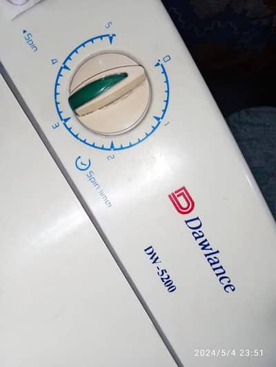 Dawlance washing machine twin tub model number DW-5200 - Washer & Dryer ...