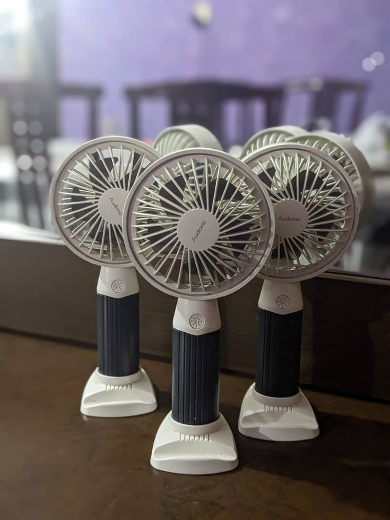 Audionic Mini Stand Fan - Rechargeable - Fans - 1087467475