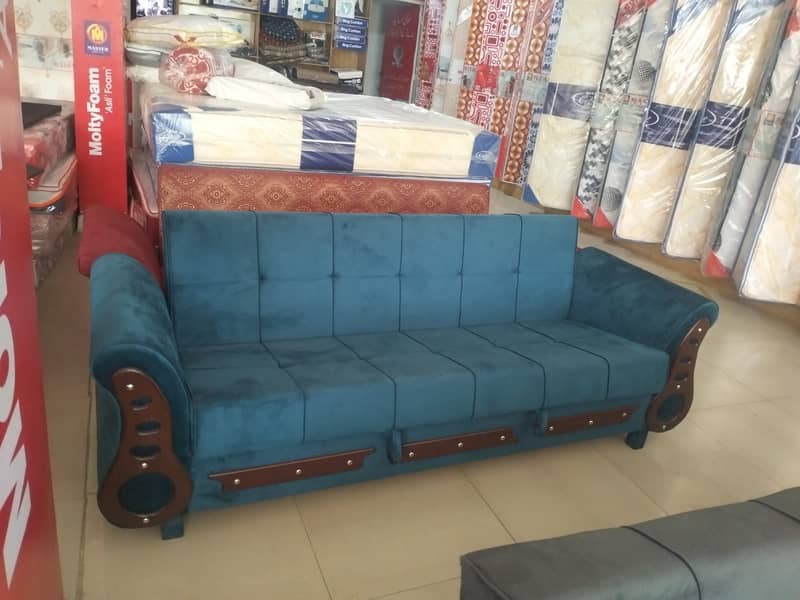 Molty| Sofa Combed|Chair set |Stool| L Shape |Sofa|Double Sofa Cum bed ...