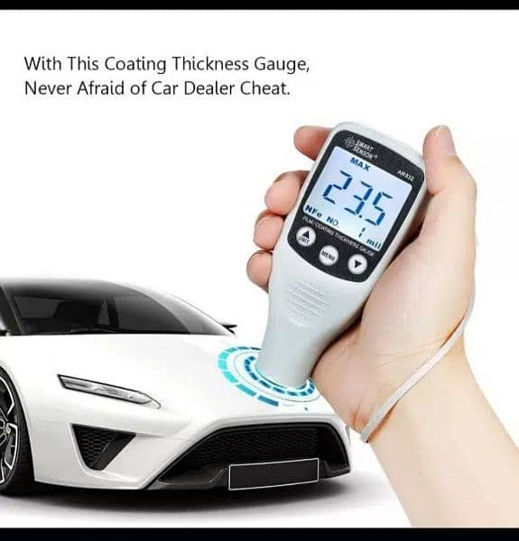 Coating Thickness Gauge, Smart Sensor AR932 Digital Coating Thic - Cars ...