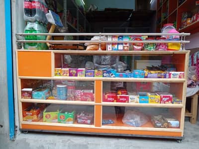 Cash counter, Wall rack, Lays rack - Grocery Stores - 1088008920