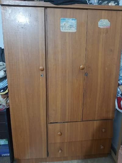 Small 3 Doors Almari - Wardrobes - 1088157199