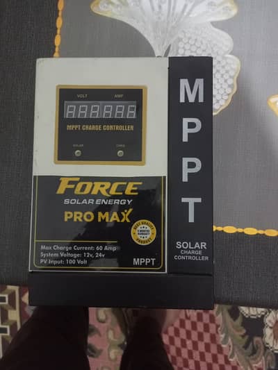 Force Mppt Solar charge Controller for sale just like a new condition ...