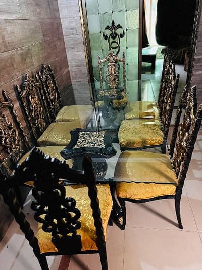 8 seater pure chinyoti wood table - Tables & Dining - 1088541538