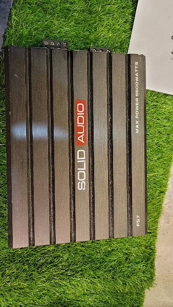 Solid Audio F-57 4CH Amplifier 5500w amplifier for woofer - Spare Parts ...